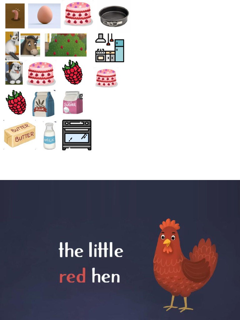 The Litte Red Hen Imprimir | PDF