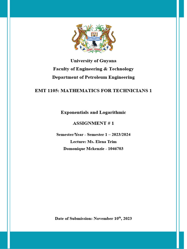 EMT Assignment | PDF | Technology & Engineering