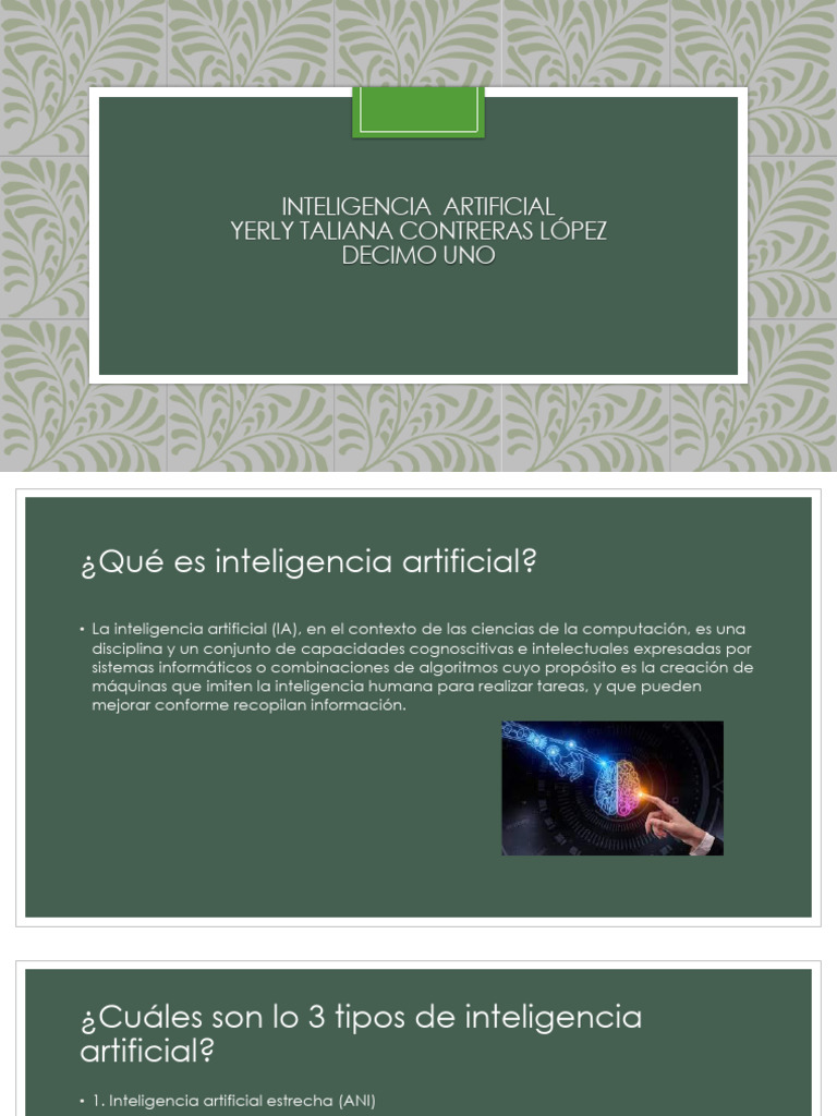 Inteligencia Artificial | PDF | Inteligencia artificial | Inteligencia (IA) y semántica