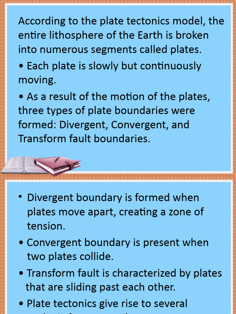 Plate Tectonics and Boundaries Guide | PDF | Plate Tectonics | Crust ...