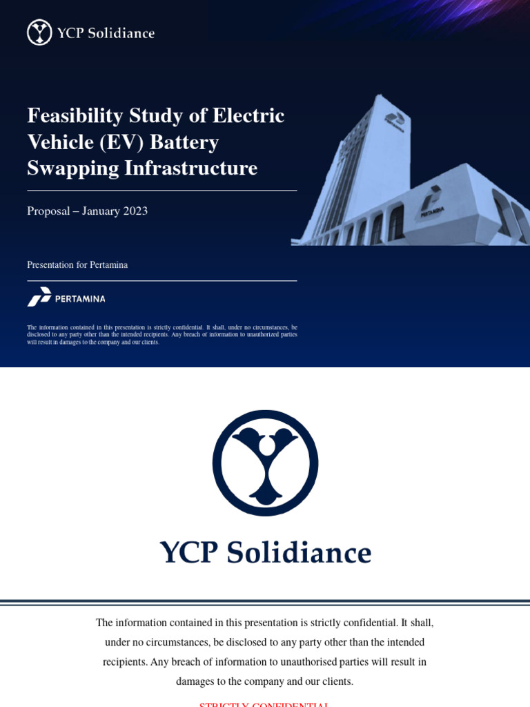 (YCPS) Feasibility Study (FS) of Electric Vehicle (EV) Battery Swapping Infrastructure Recovered ...