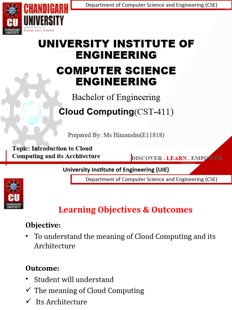 Introduction to Cloud Computing Architecture | PDF | Cloud Computing | Computing