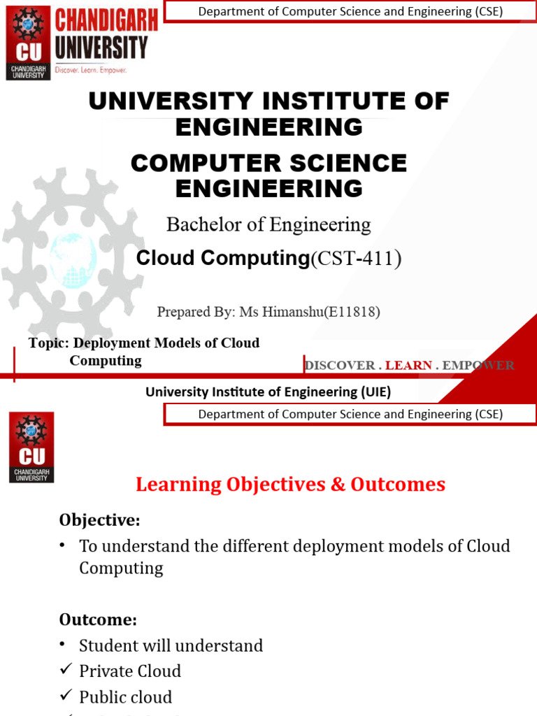 Cloud Deployment Models Guide | PDF | Cloud Computing | Computer ...