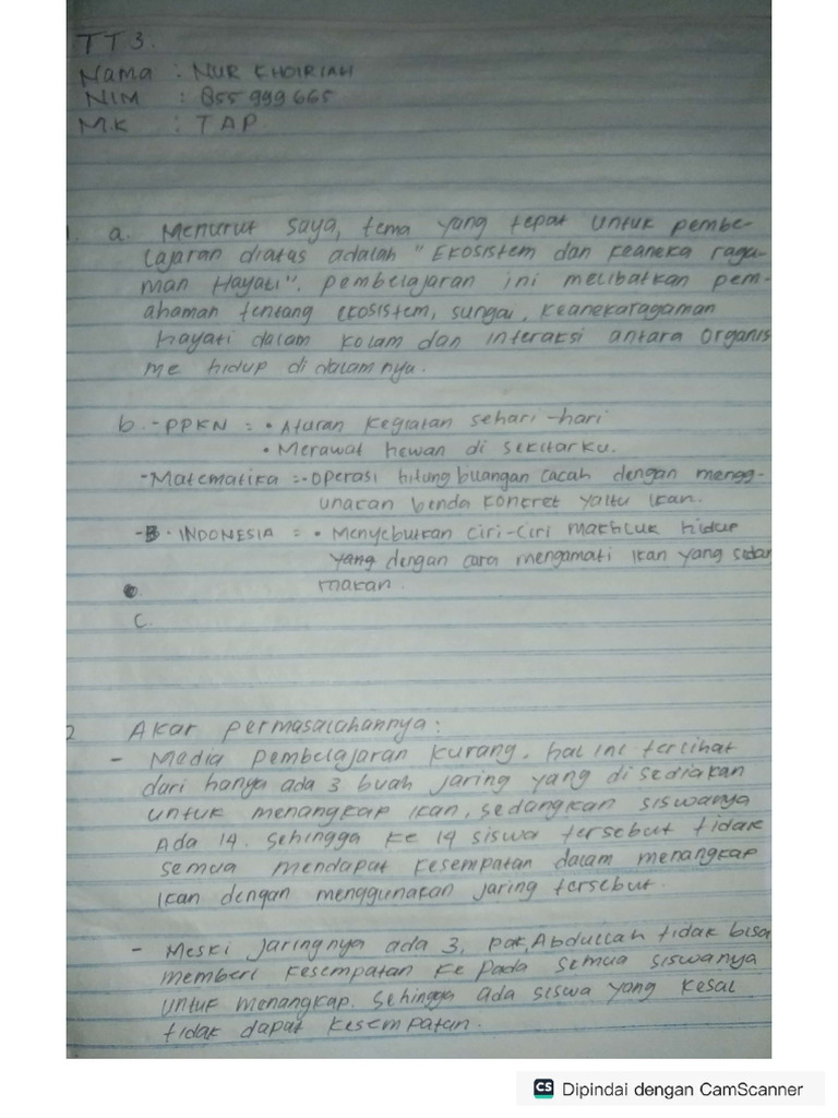 TT3 Tap Nur Khoiriah | PDF