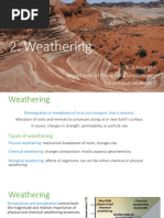 General Factors Affecting The Type and Rate of Weathering | PDF ...