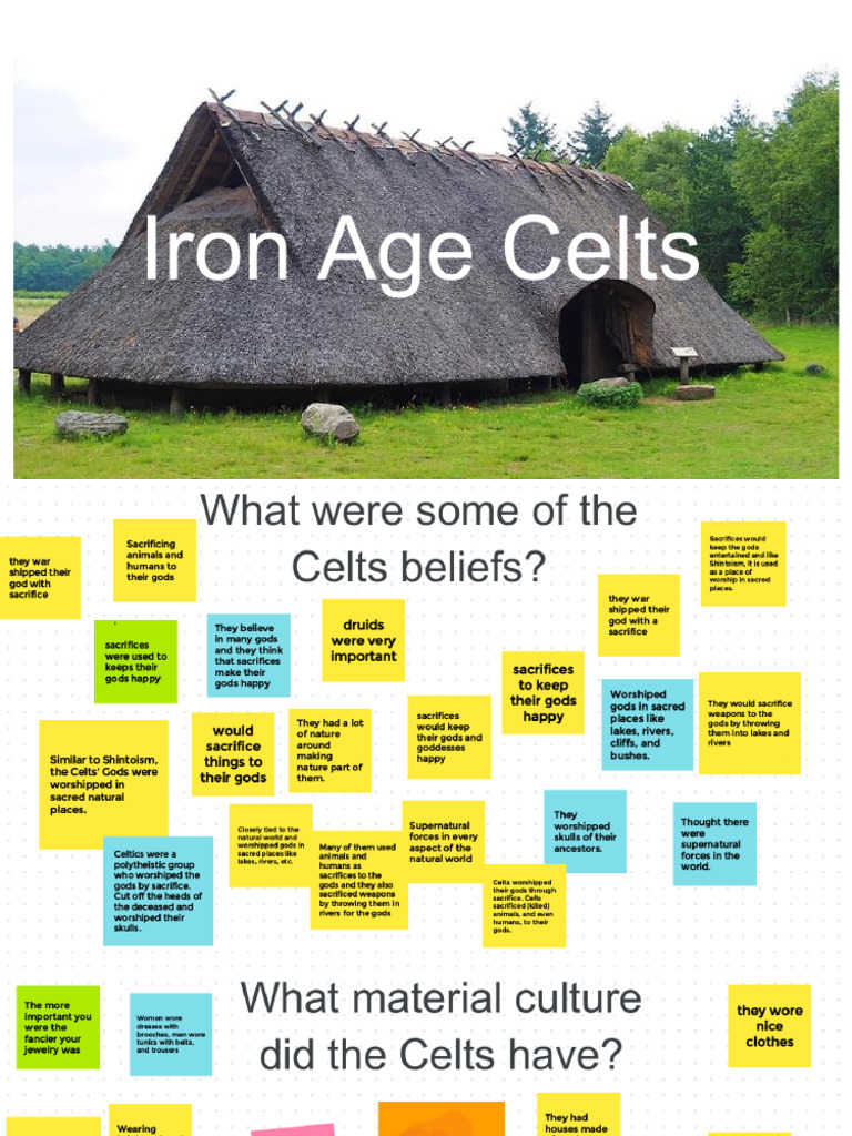 Iron Age Celts Jamboard | PDF