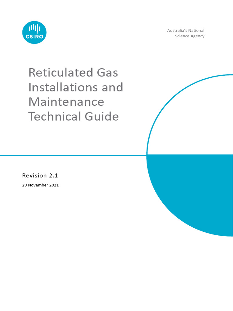 Reticulated Gas Installation Guide | PDF | Cryogenics | Gases