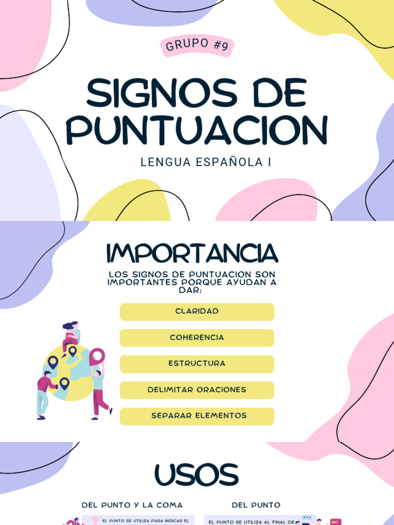 Signos de Puntuacion-Diapositiva | PDF | Puntuación | Coma