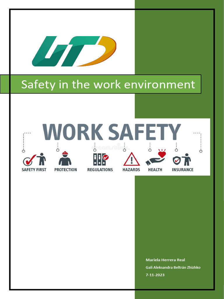 Safety in The Work Environment | PDF | Occupational Safety And Health ...