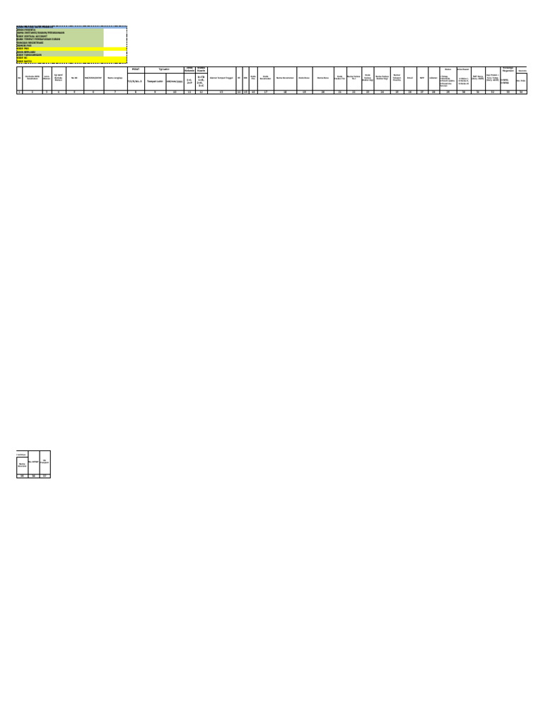 Format Data 37 (Mutasi Data) | PDF