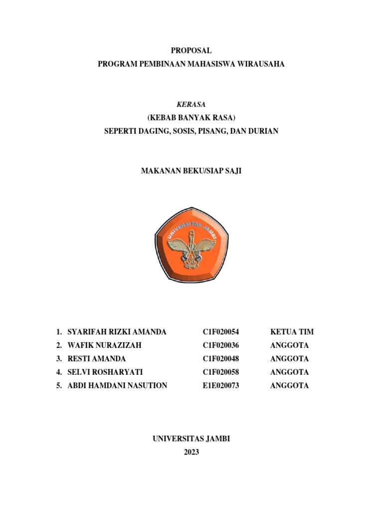 Proposal P2MW 2023 | PDF