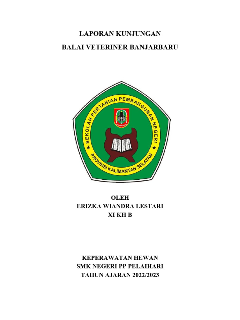 Laporan Kunjungan Bvet Banjarbaru | PDF
