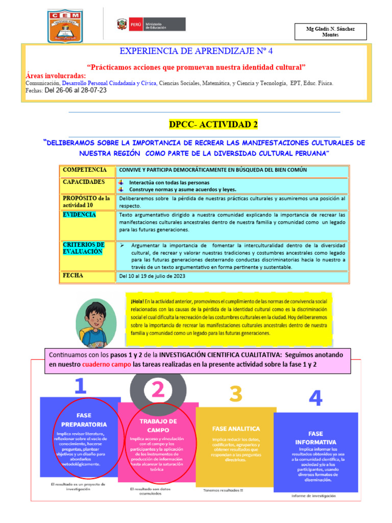 Exp Ap 4 Act 2 | PDF | Multiculturalismo | Interculturalidad