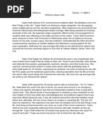 An Analysis of Figurative Language in Taylor Swift | PDF | Metaphor | Irony