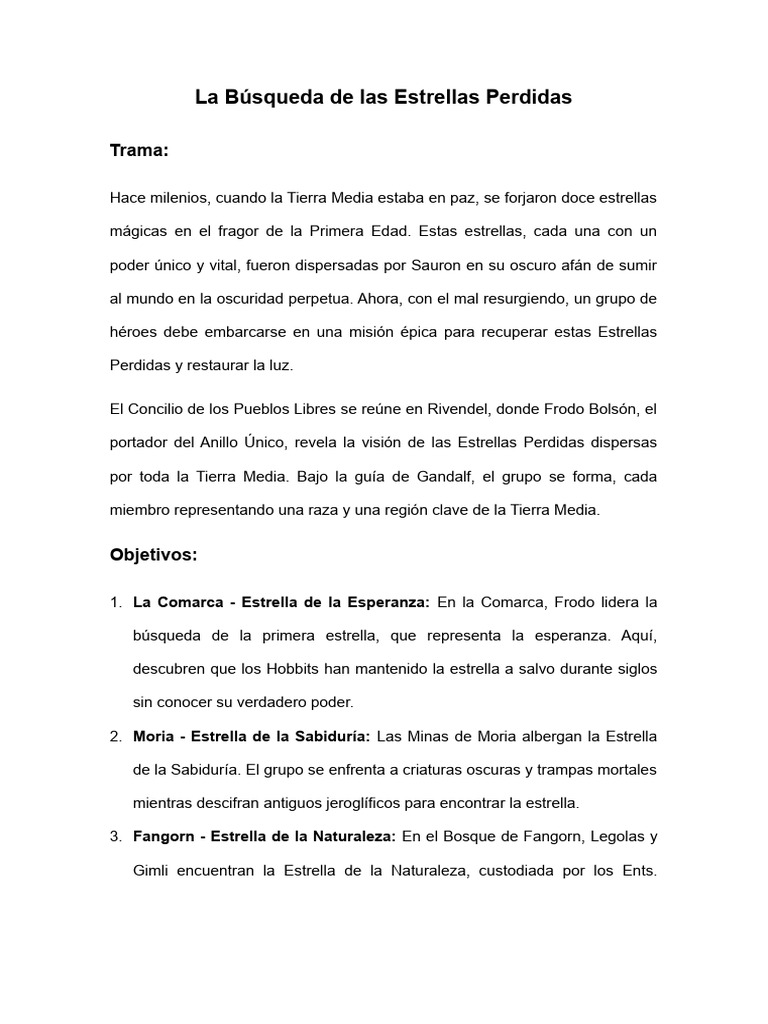 Rol ESDLA | PDF | Tierra Media | J. R. R. Tolkien