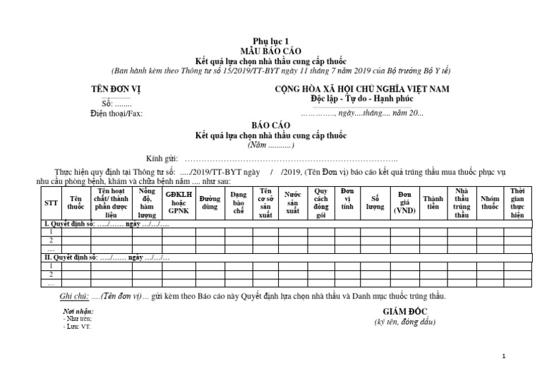 Phu Luc 1 - 1563382581 | PDF
