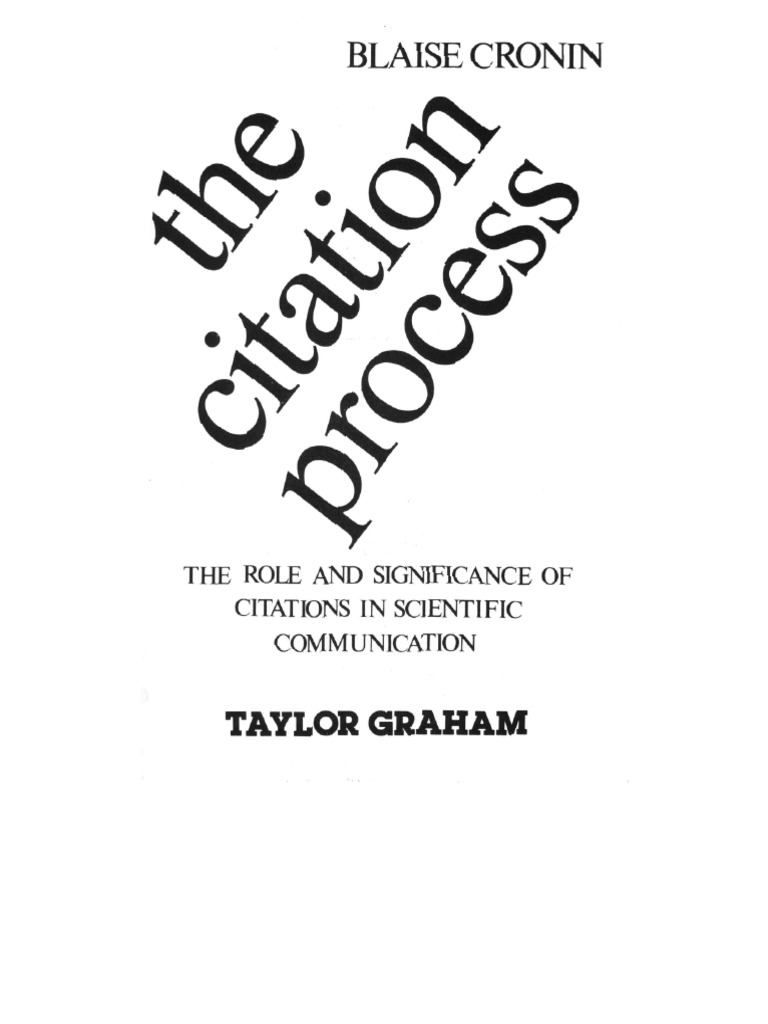 Citation Process | PDF | Science | Scientific Method