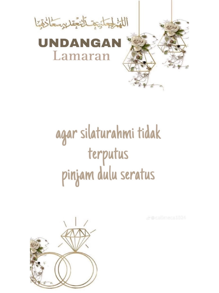 Undangan Lamaran | PDF