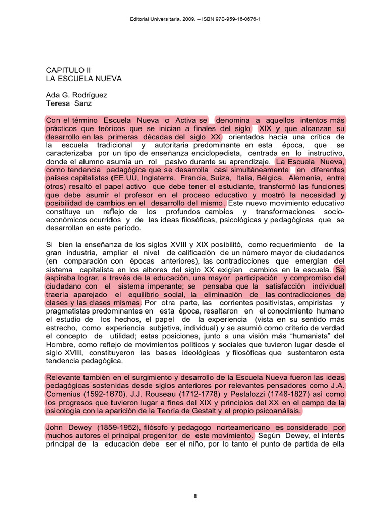 Lectura 4 Semana 2 | PDF | John Dewey | Enseñando