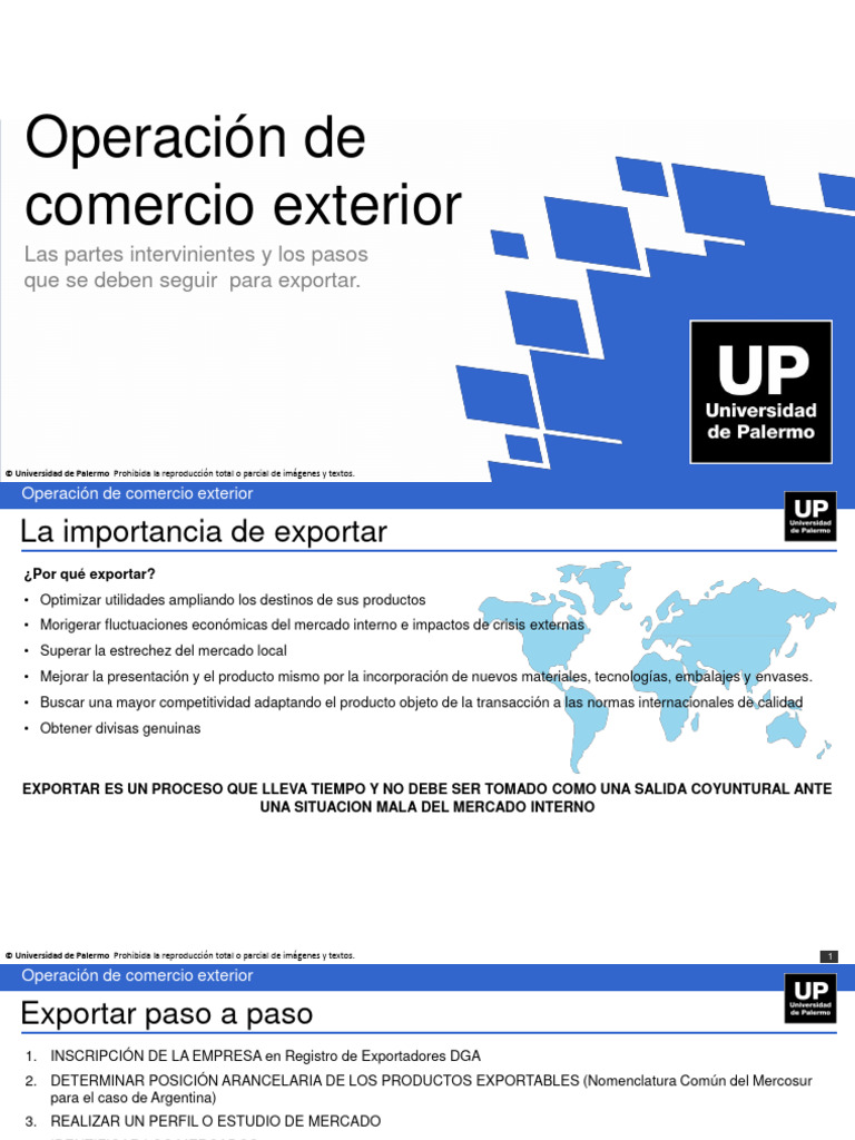 Operación de comercio exterior | PDF | El comercio internacional | Exportaciones