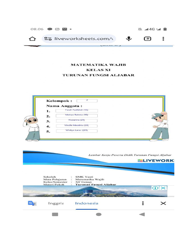 LKPD Matematika Kel 3 | PDF