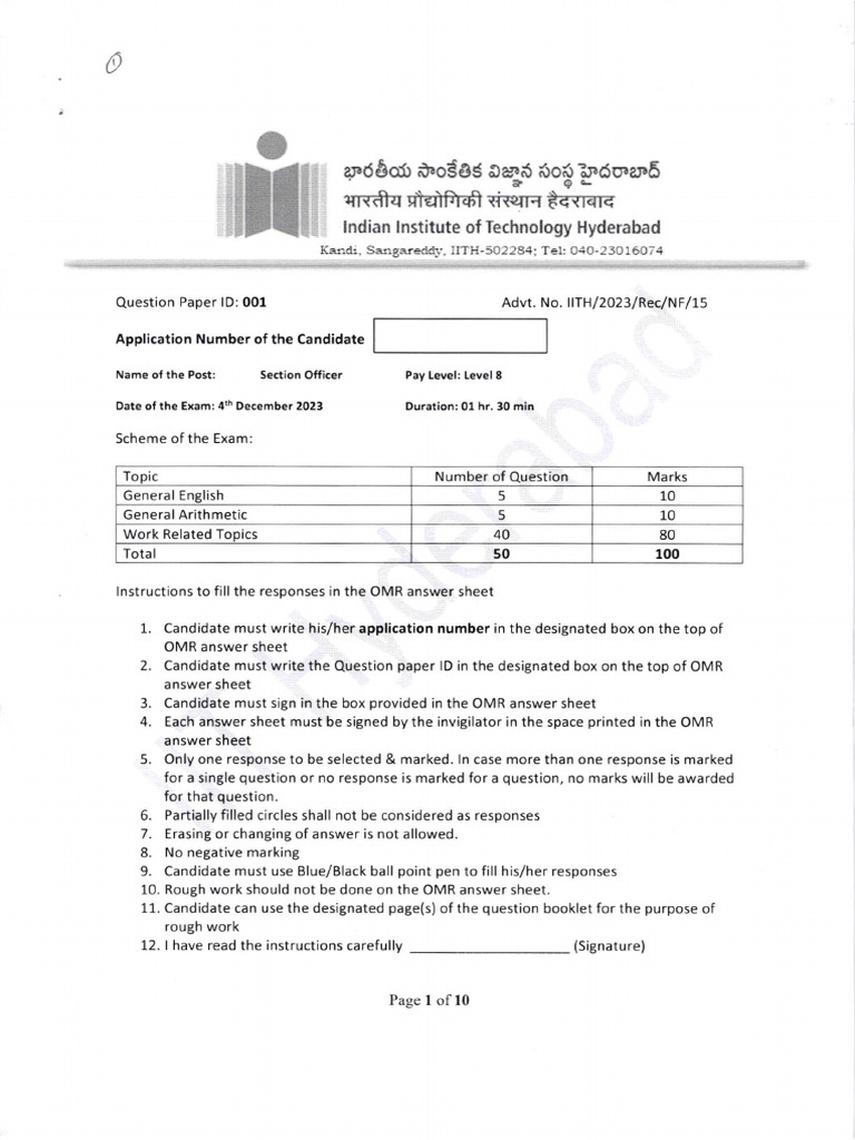 SO - QP - 001-Question Paper | PDF | Single Parent | Living Arrangements