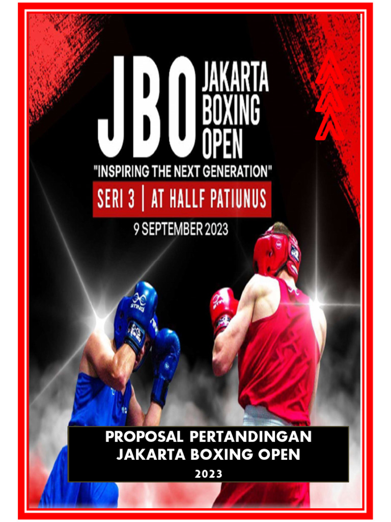 Proposal Boxing Jbo | PDF