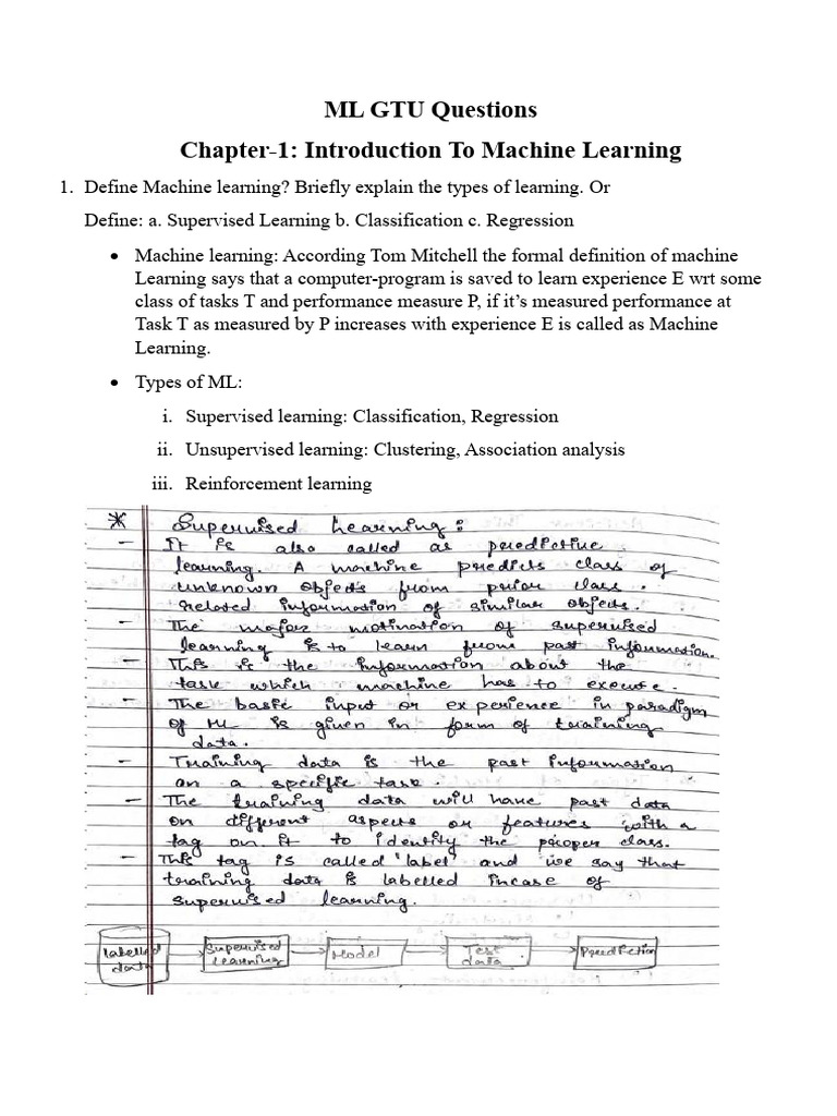 ML GTU Solution | PDF | Machine Learning | Principal Component Analysis