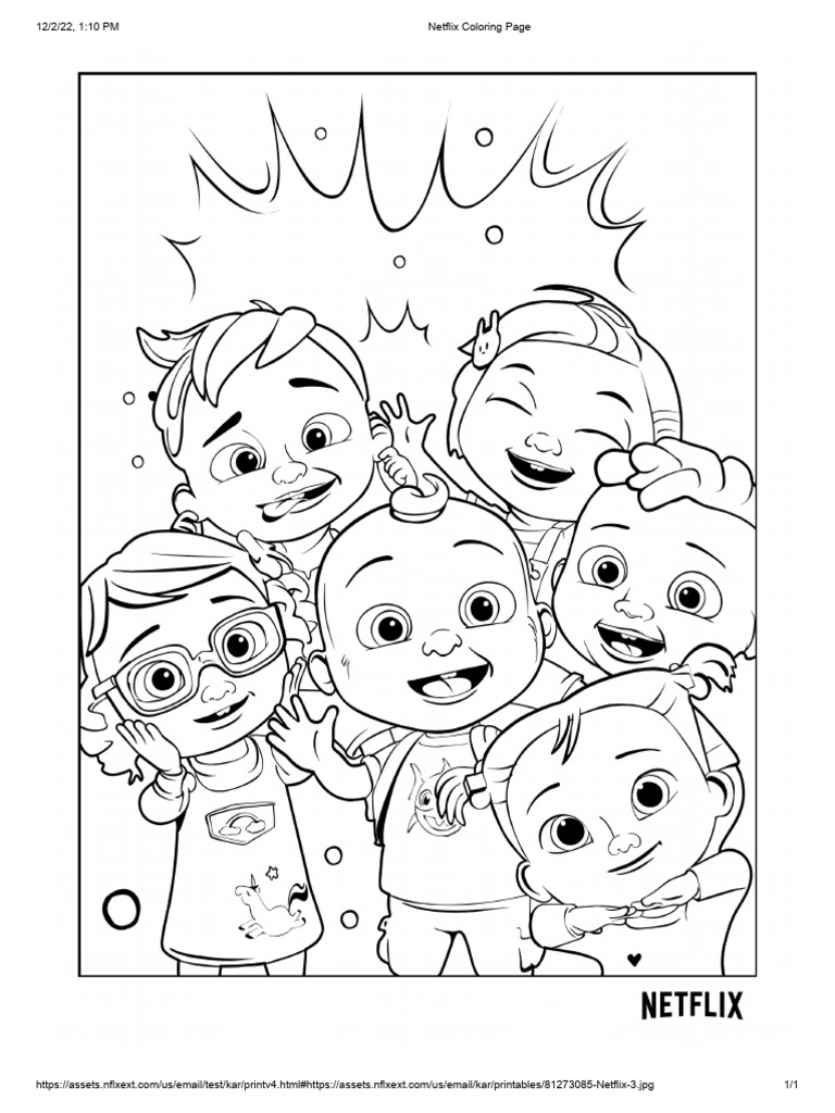 Netflix Coloring Page 2 | PDF | Computers