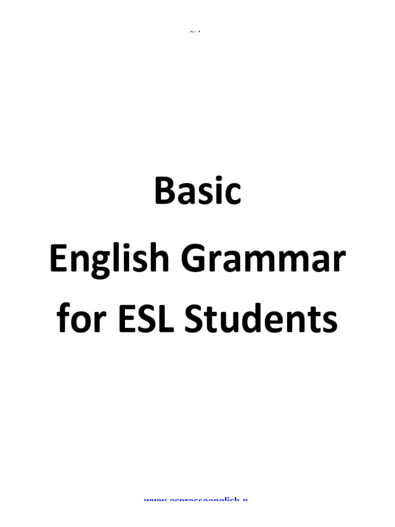 English Grammar Level 1 | PDF | English Grammar | Noun