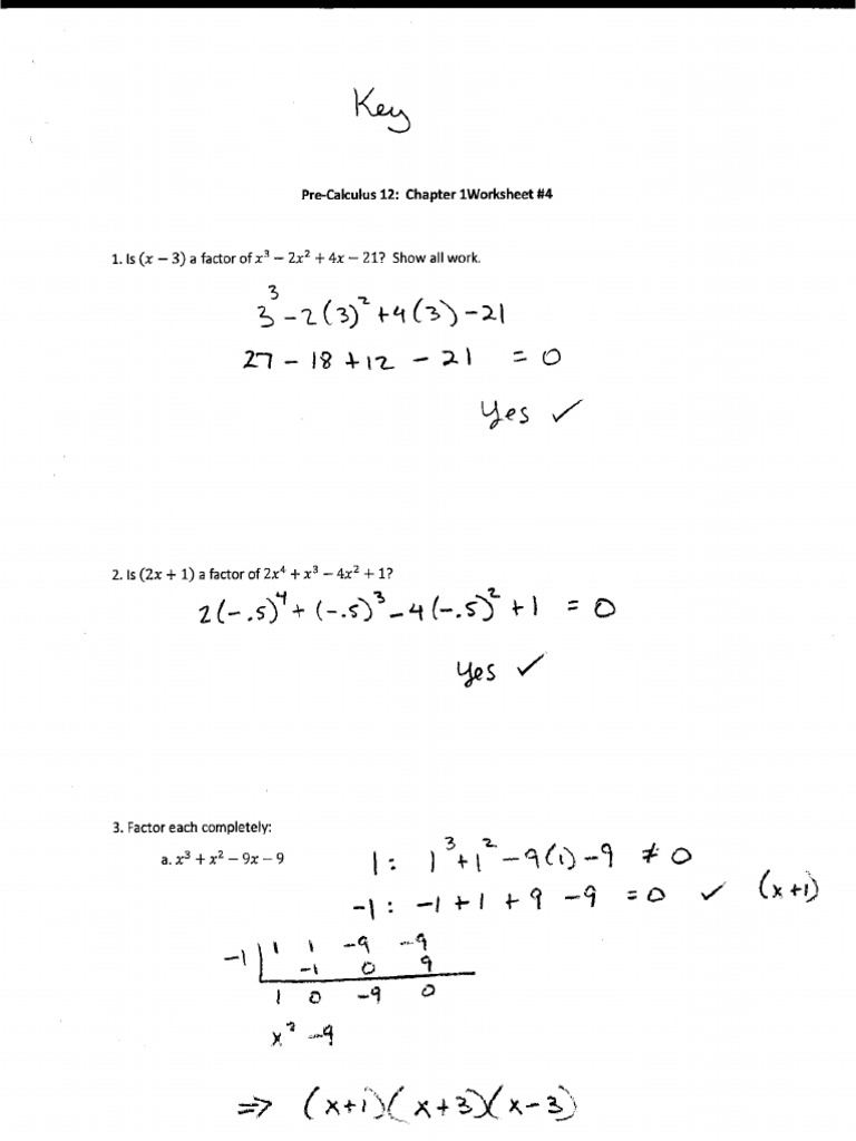 Solutions HW 4 CH 1 Math 12 | PDF