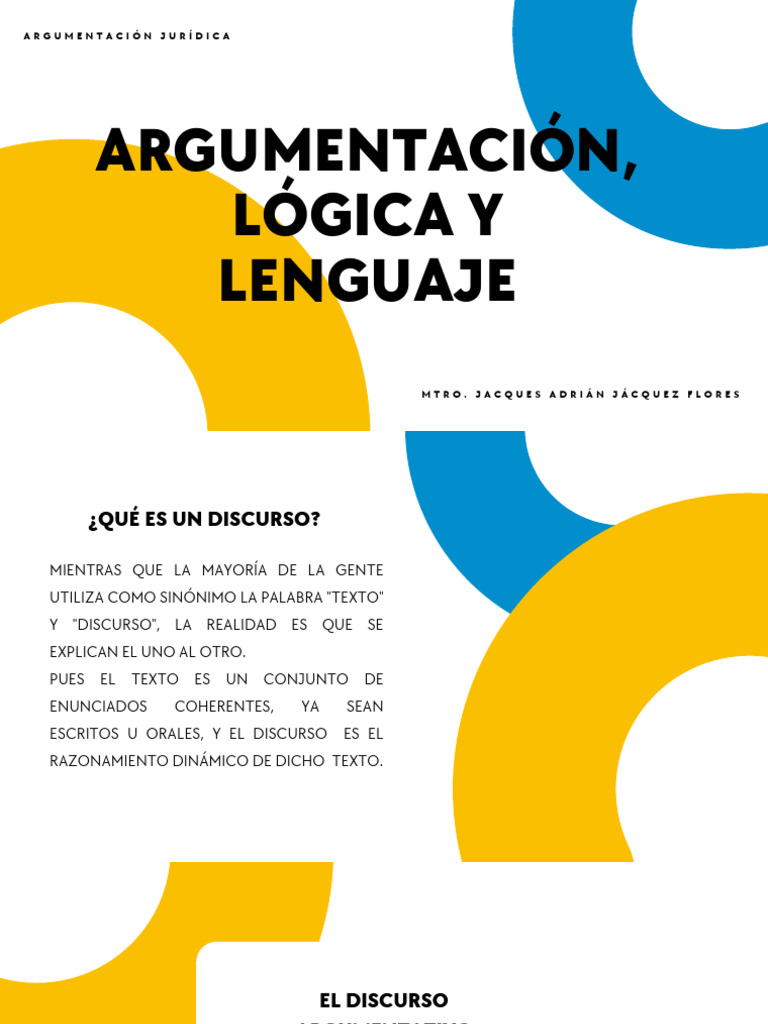 Argumentación, Lógica y Lenguaje | PDF | Razonamiento deductivo | Argumento