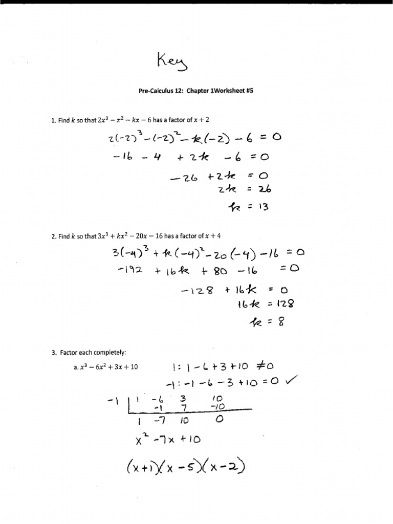 Solutions HW 5 CH 1 Math 12 | PDF