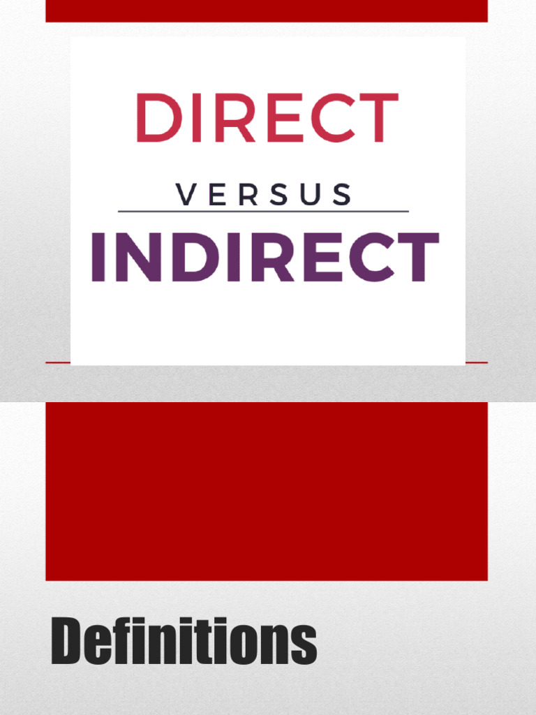 Direct and Indirect Speech Complete Guide | PDF | Verb | Human ...