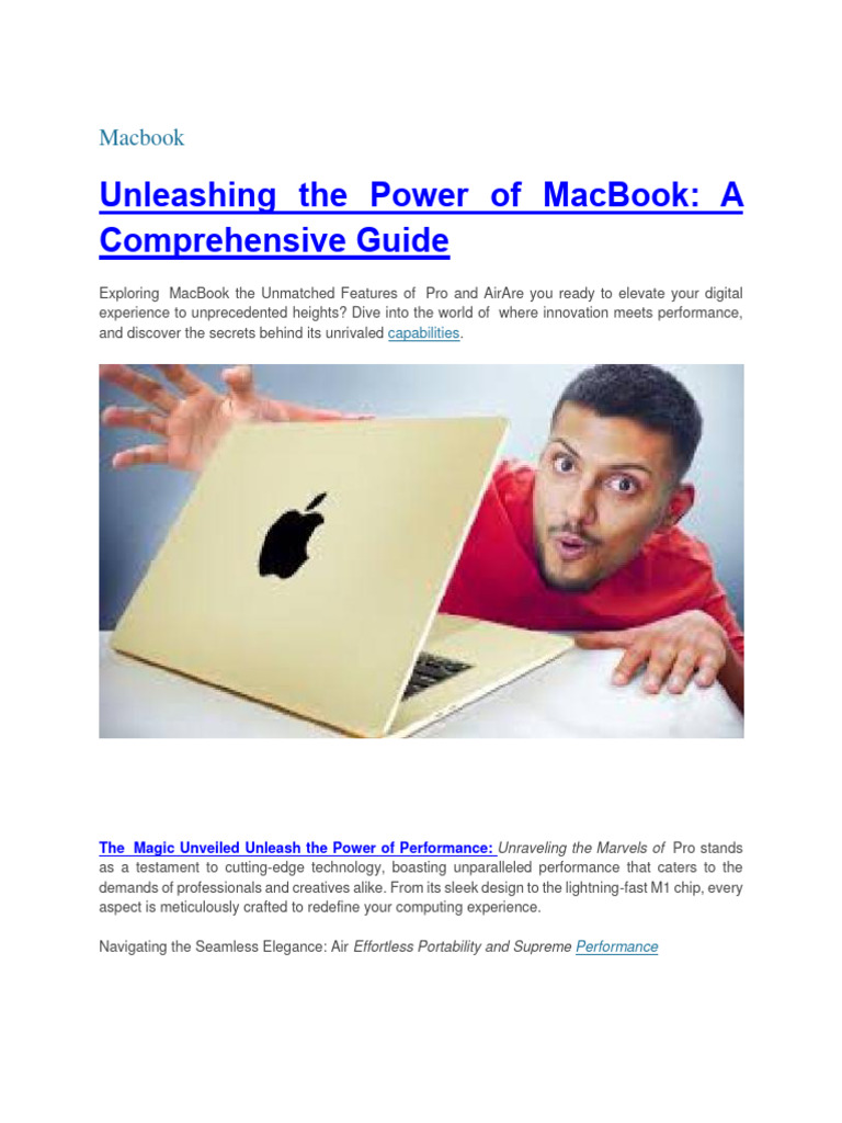 Macbook | PDF | Computer Engineering | Computer Hardware