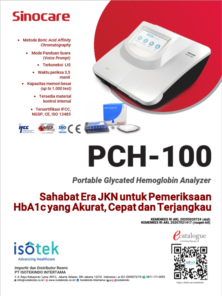 Brosur PCH 100 ISOTEK | PDF