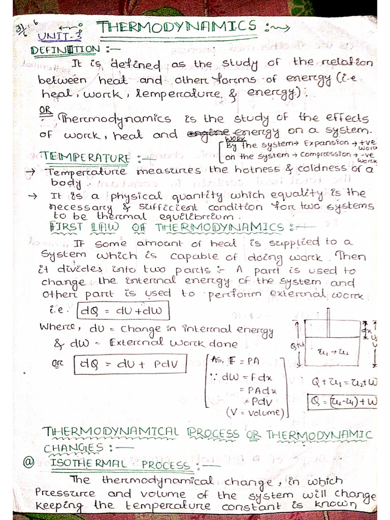 Thermodynamics ? | PDF