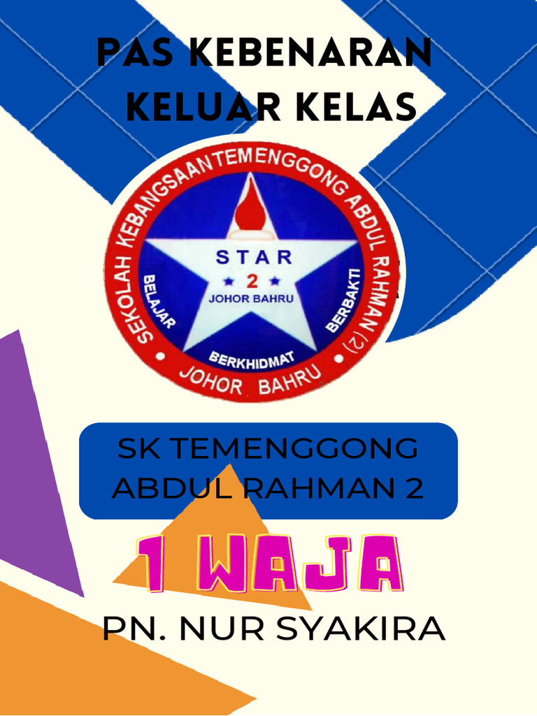 Pas Kebenaran Keluar Kelas | PDF