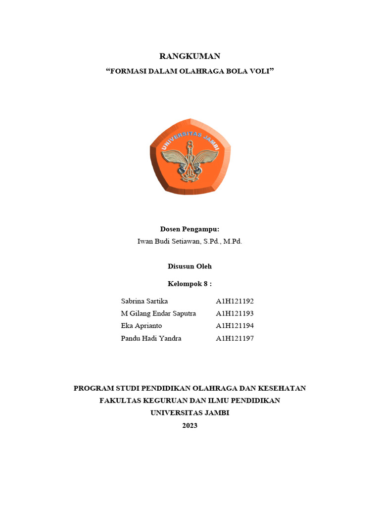 Formasi 5-1 dalam Permainan Bola Voli | PDF
