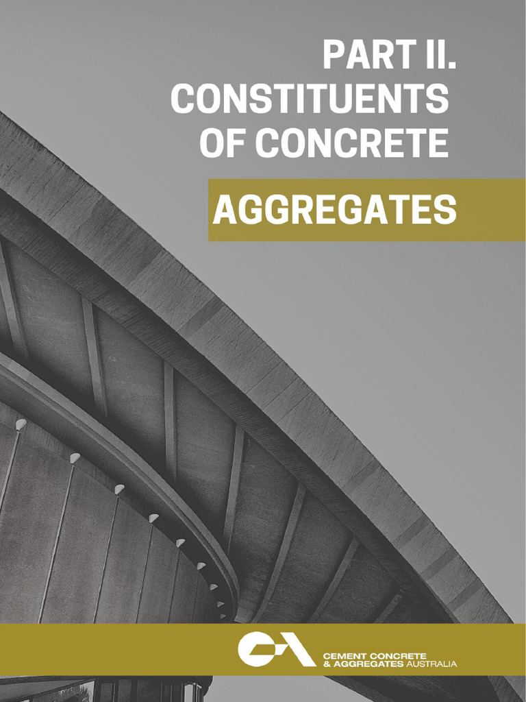 Concrete Aggregate Types and Uses | PDF | Concrete | Rock (Geology)