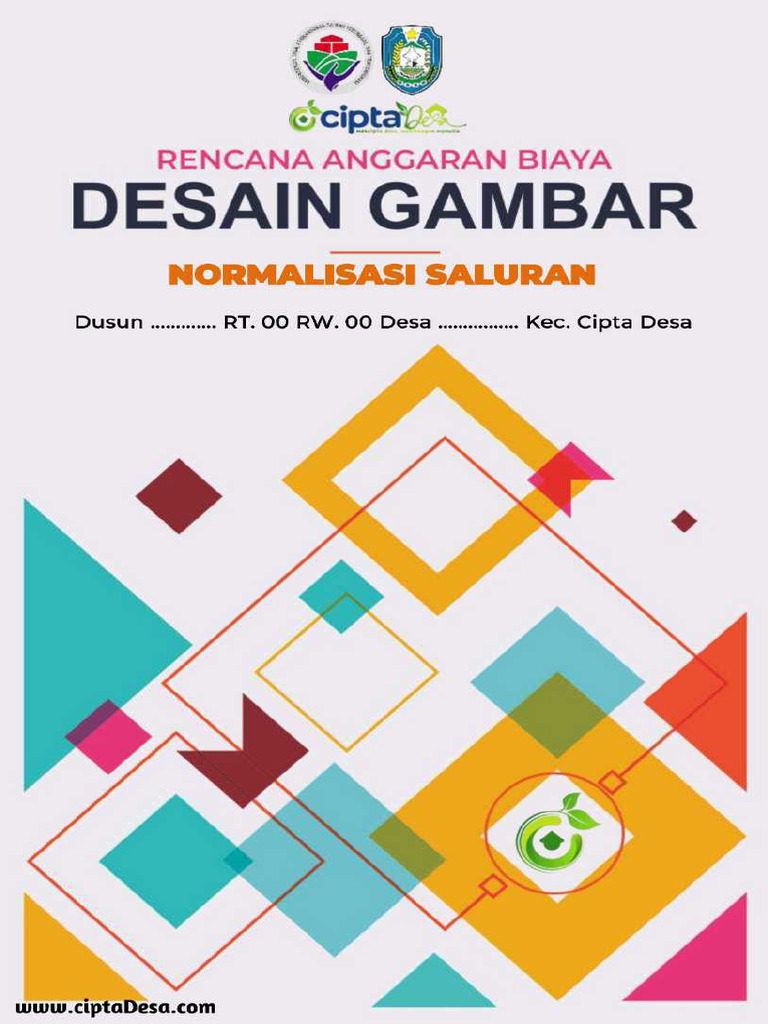 RAB Dan Gambar Normalisasi Saluran (WWW - Ciptadesa.com) | PDF