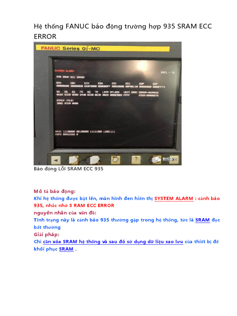 935 Sram Ecc Error | PDF