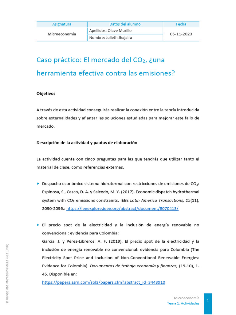 El Mercado Del CO2 | PDF | Gases de efecto invernadero | Cambio climático