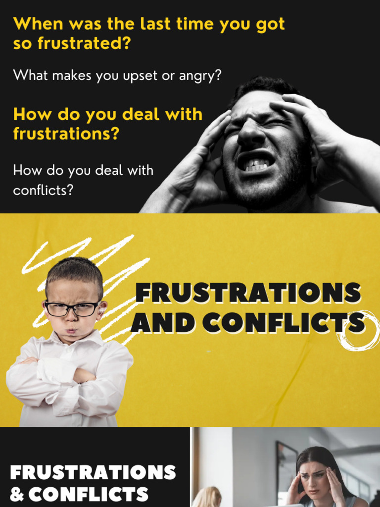 Understanding Frustration & Conflict | PDF | Feeling | Anger