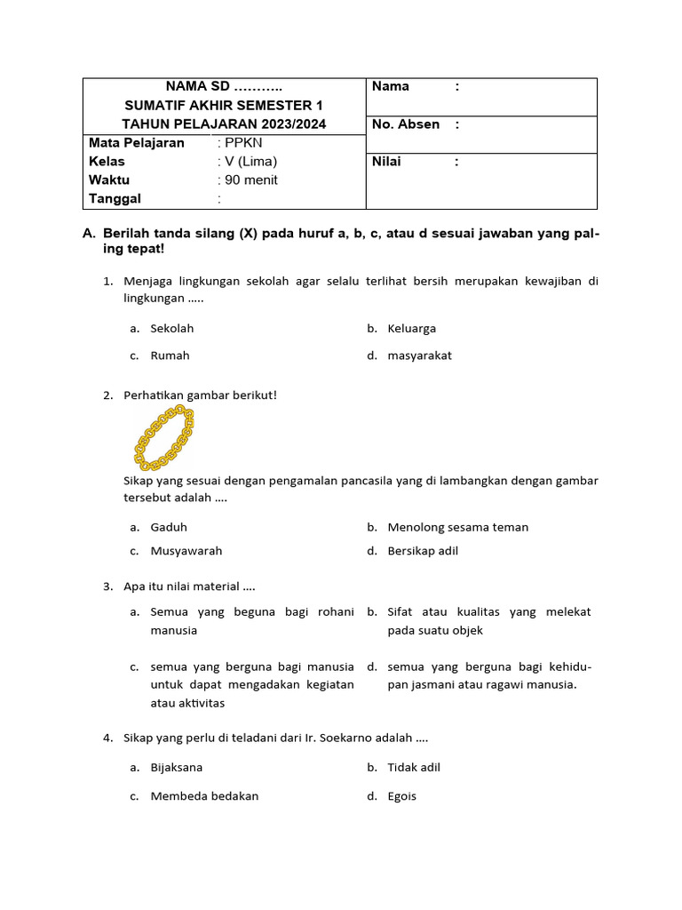 Sas PKN | PDF | Karier & Perkembangan | Ilmu Sosial