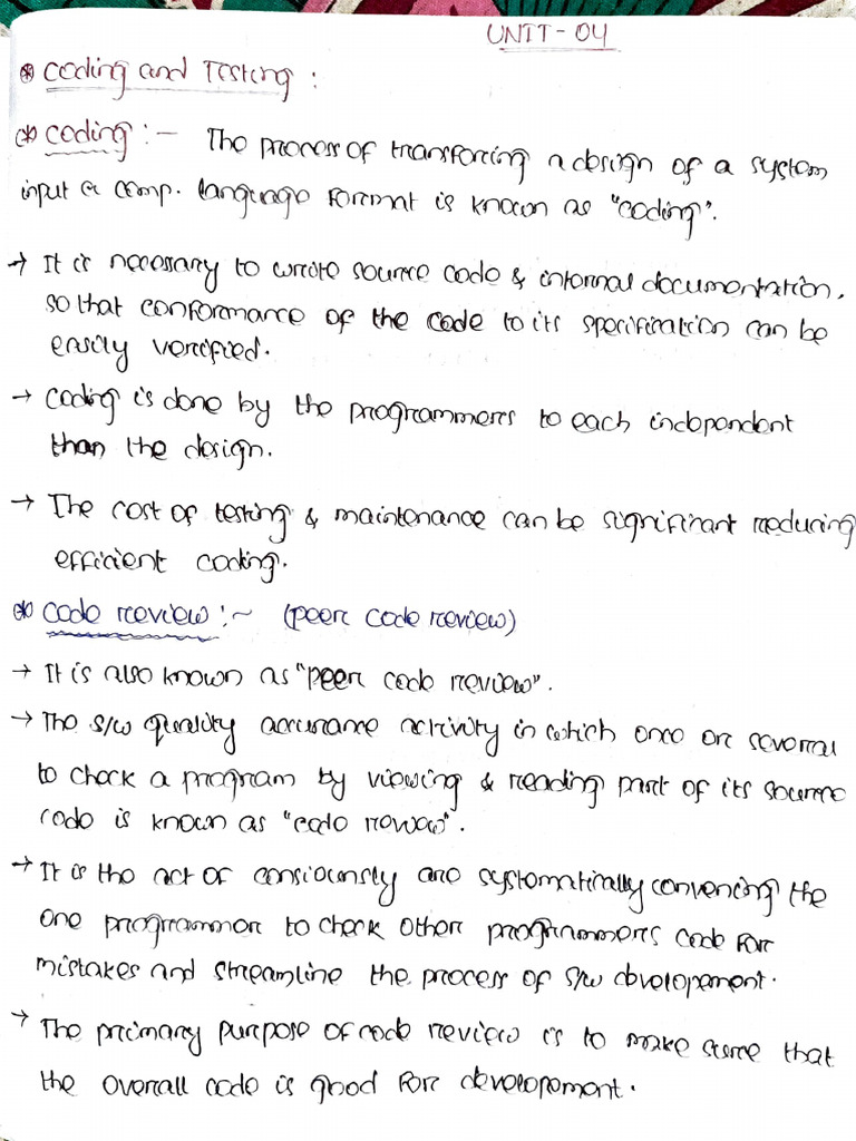 Sw Engineering Unit 4 Pdf