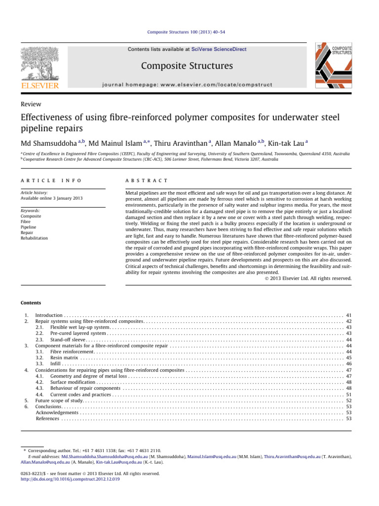 Efektivitas Penggunaan Komposit Polimer Yang Diperkuat Serat Untuk ...