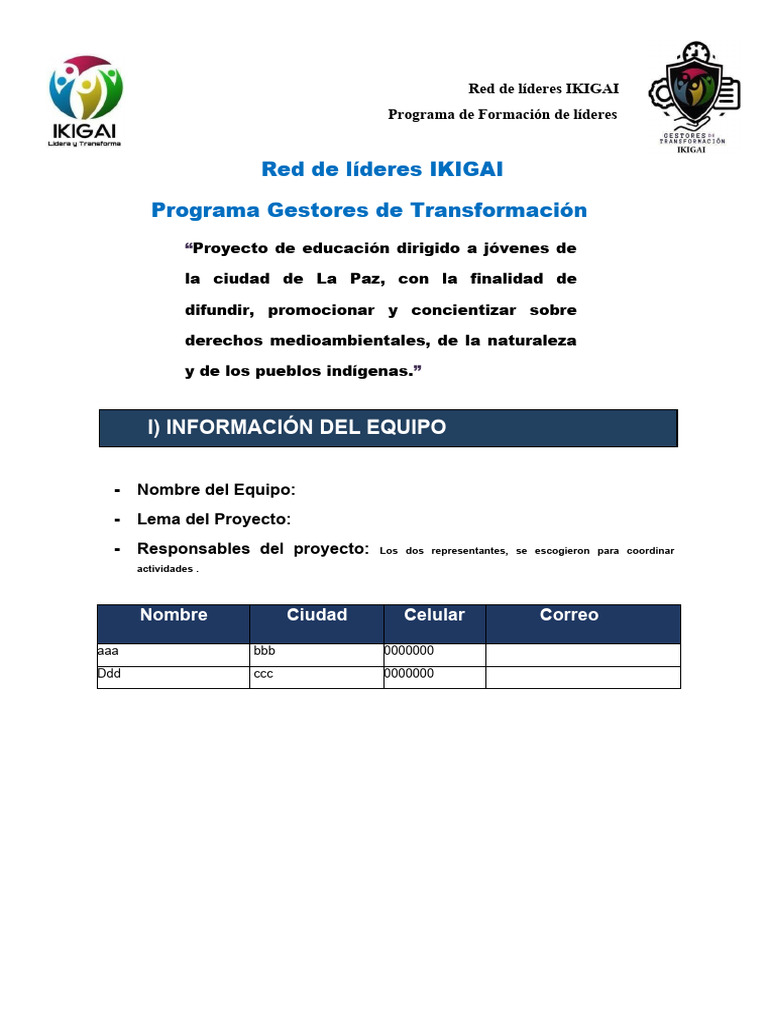 Modelo de Documento | PDF