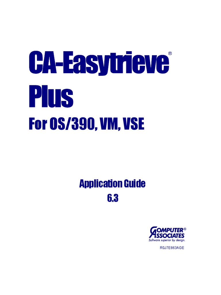 EZtrieve MASTER | PDF