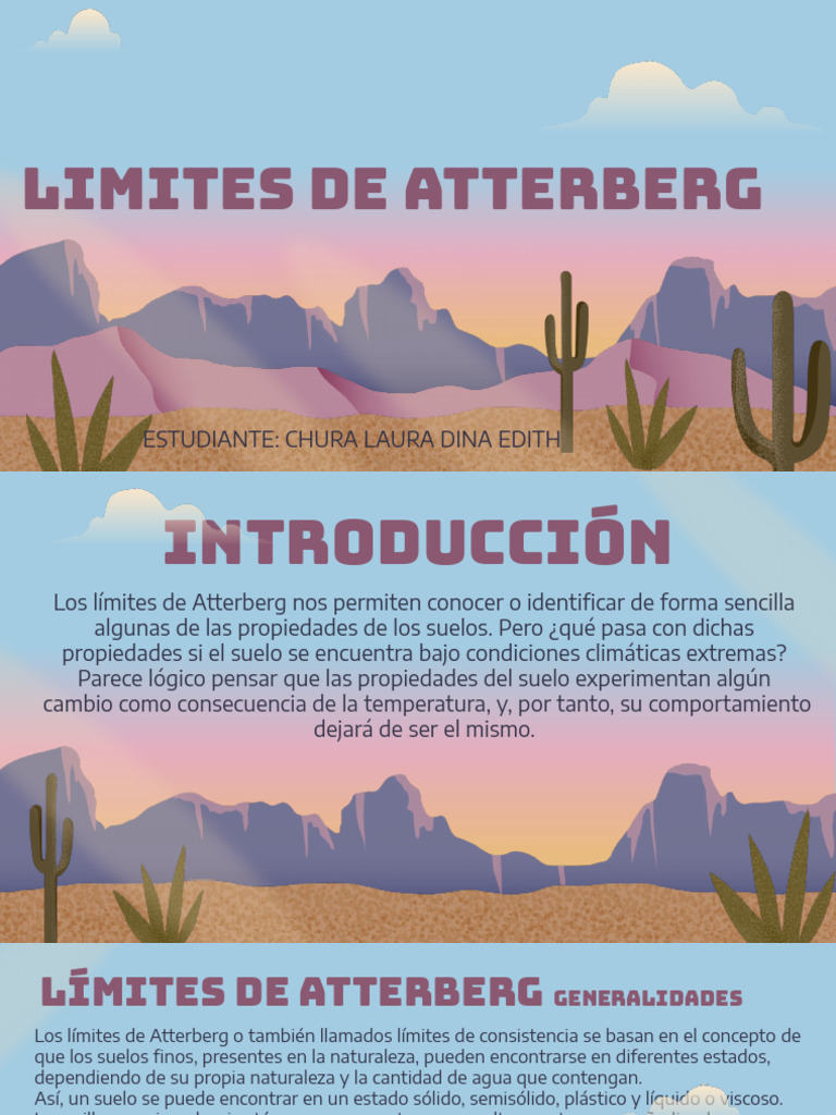 Limites de Atterberg | PDF | Física Aplicada e Interdisciplinaria ...